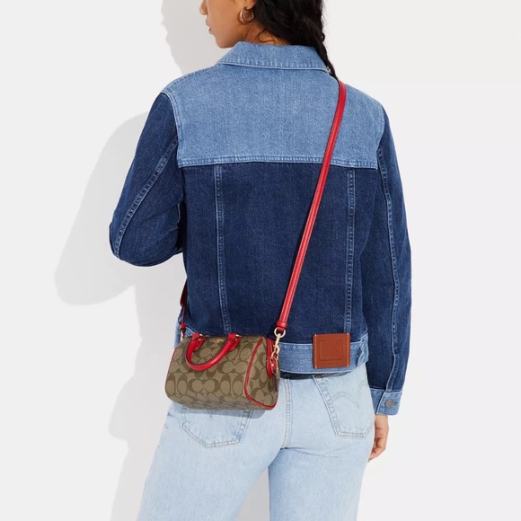 Coach | Bags | Nwtcoach Mini Rowan Crossbody In Signature Canvas Coach Ch469 Gift Receipt | Poshmark